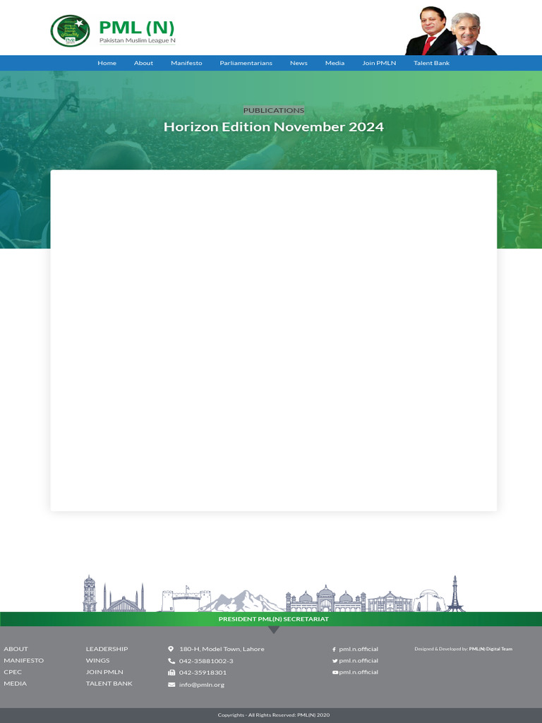 Horizon Edition November 2024 – PMLN | PDF