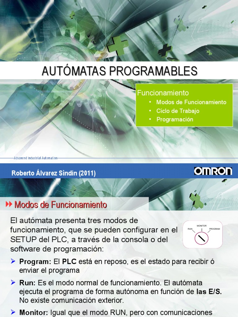 Autómatas Programables. Funcionamiento | PDF | Programa de computadora ...
