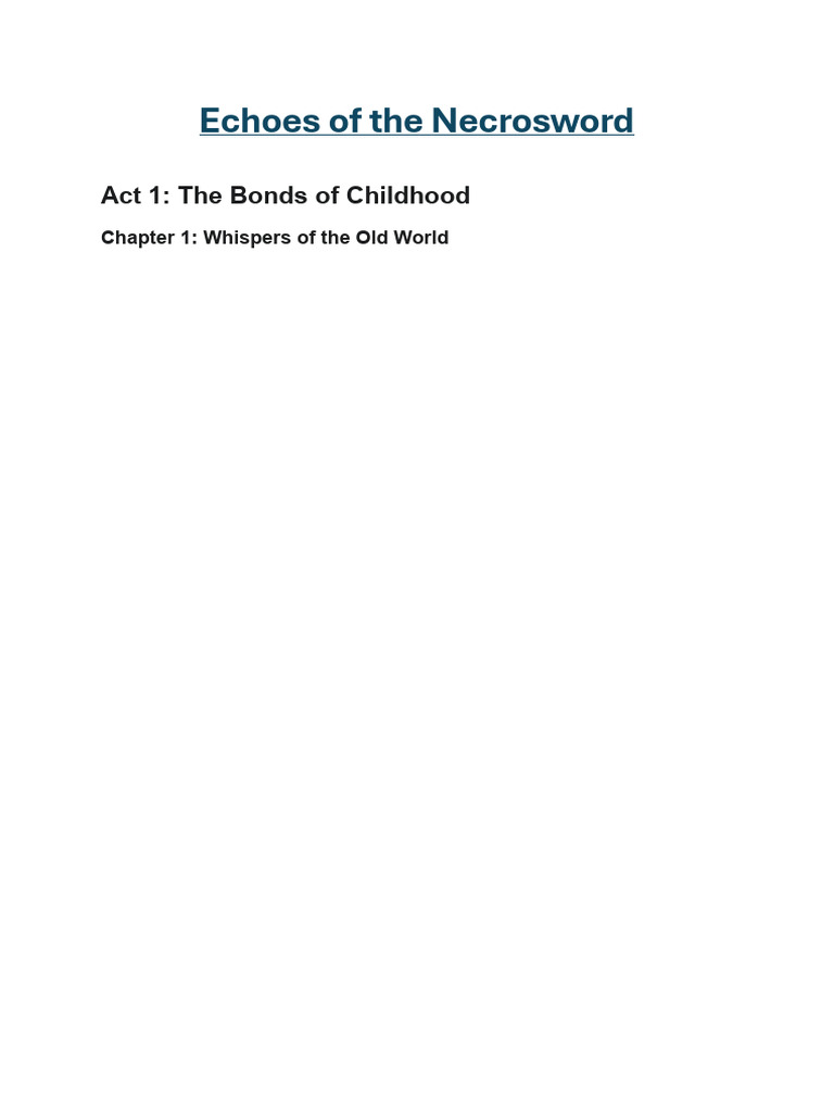 Echoes of The Necrosword | PDF | Dragon