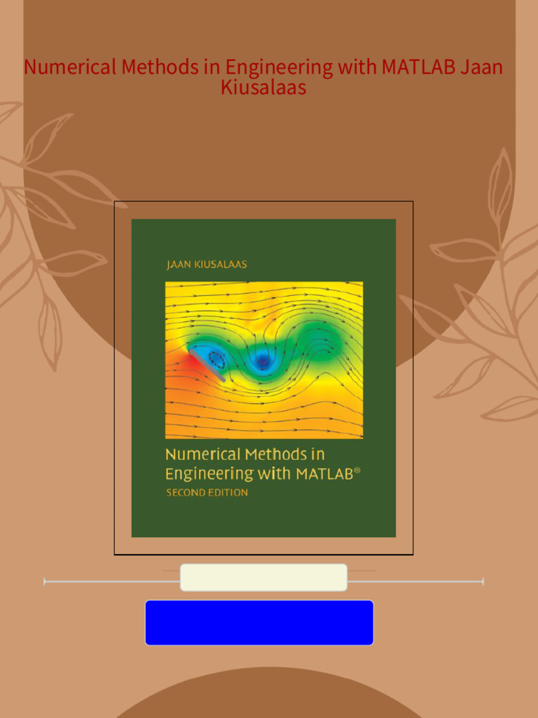 Numerical Methods in Engineering With MATLAB Jaan Kiusalaas 2024 Scribd Download | PDF ...