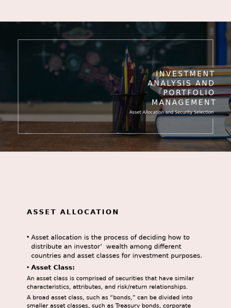 Chapter 2 - Investment - Strategies - Portfolio - Management (Part 1 ...
