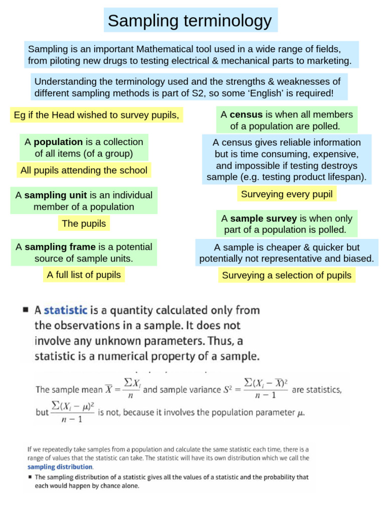 4 Sampling Distributions | PDF | Variance | Sampling (Statistics)
