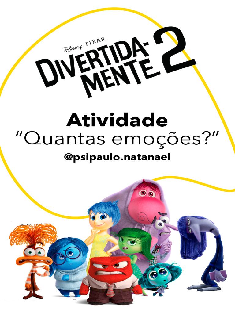 Atividades DIVERTIDAMENTE Removed (1) Removed (1) | PDF