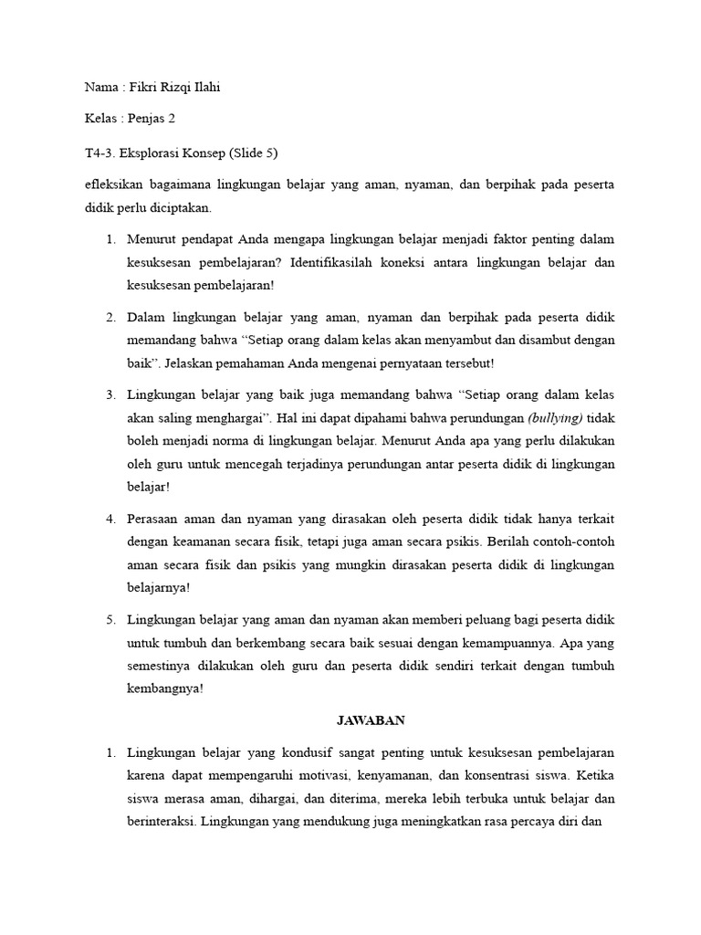 T4-3. Eksplorasi Konsep Fikri Rizqi Ilahi | PDF T4-3. Eksplorasi Konsep Fikri Rizqi Ilahi | PDF