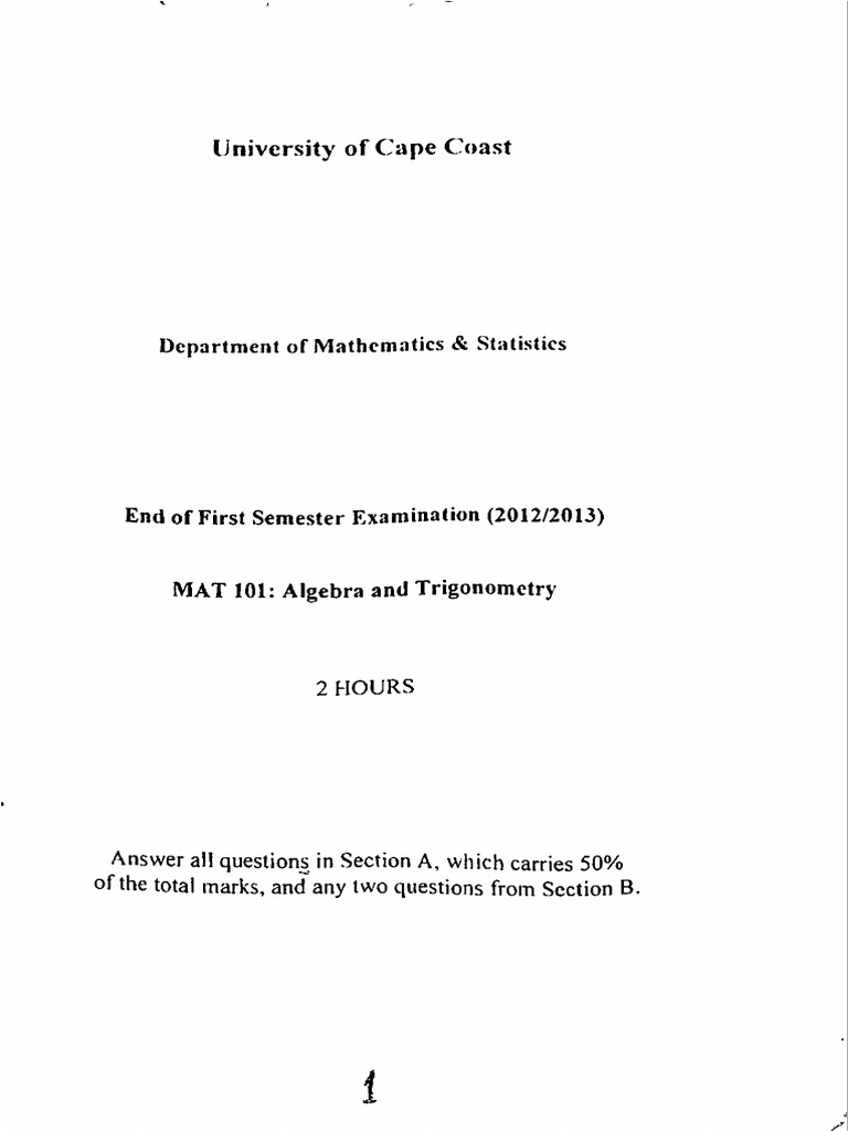 Maths 101 Pasco 6 | PDF