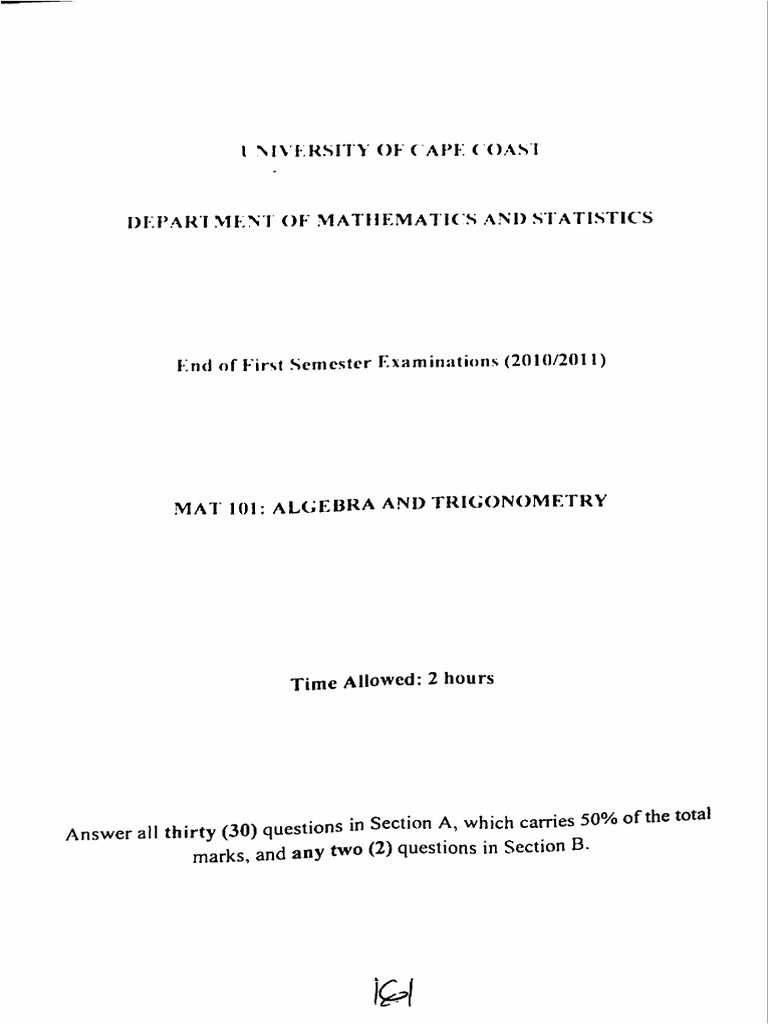 MATHS 101 PASCO 4 | PDF