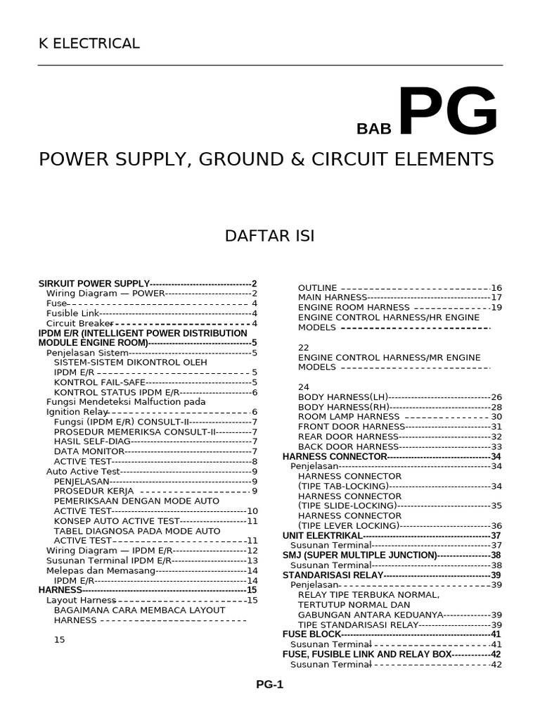 Power Supply, Ground &Elements | PDF