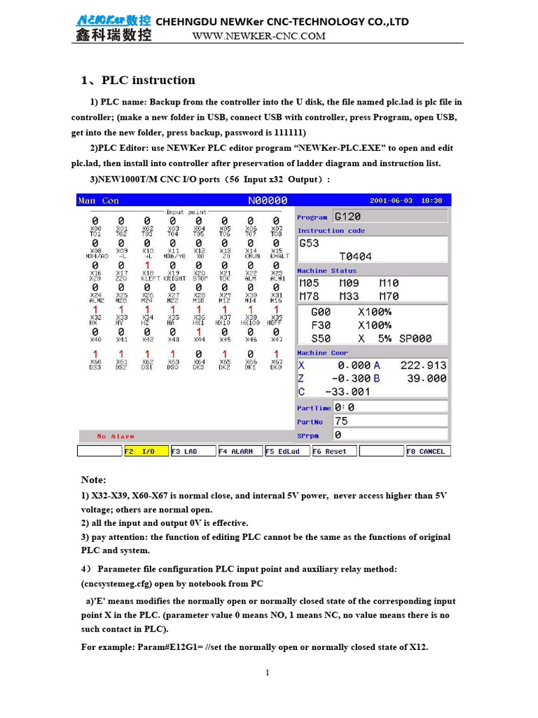 7_PLC Instruction V2023.10 | PDF | Programmable Logic Controller | Parameter (Computer Programming)
