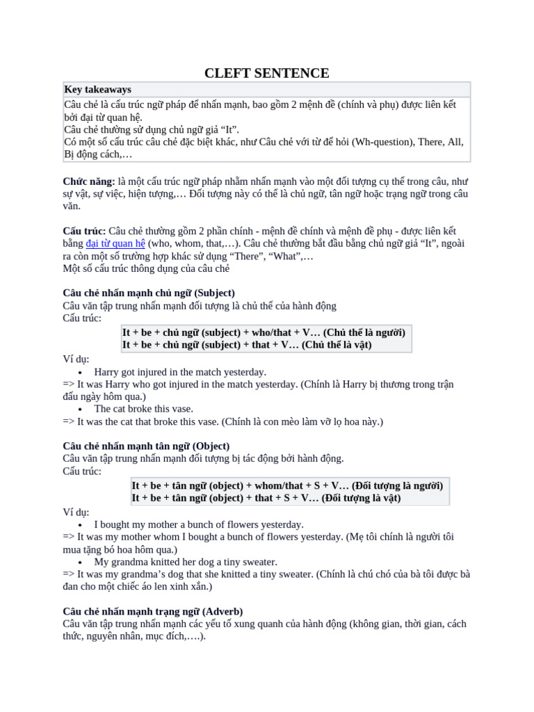 Cleft Inversion | PDF
