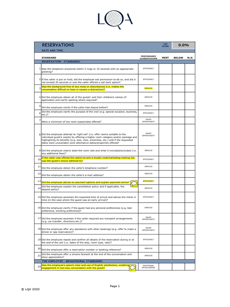 2.LQA Standards Revised | PDF