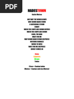 Hadestown Full Script | PDF | Greek Underworld