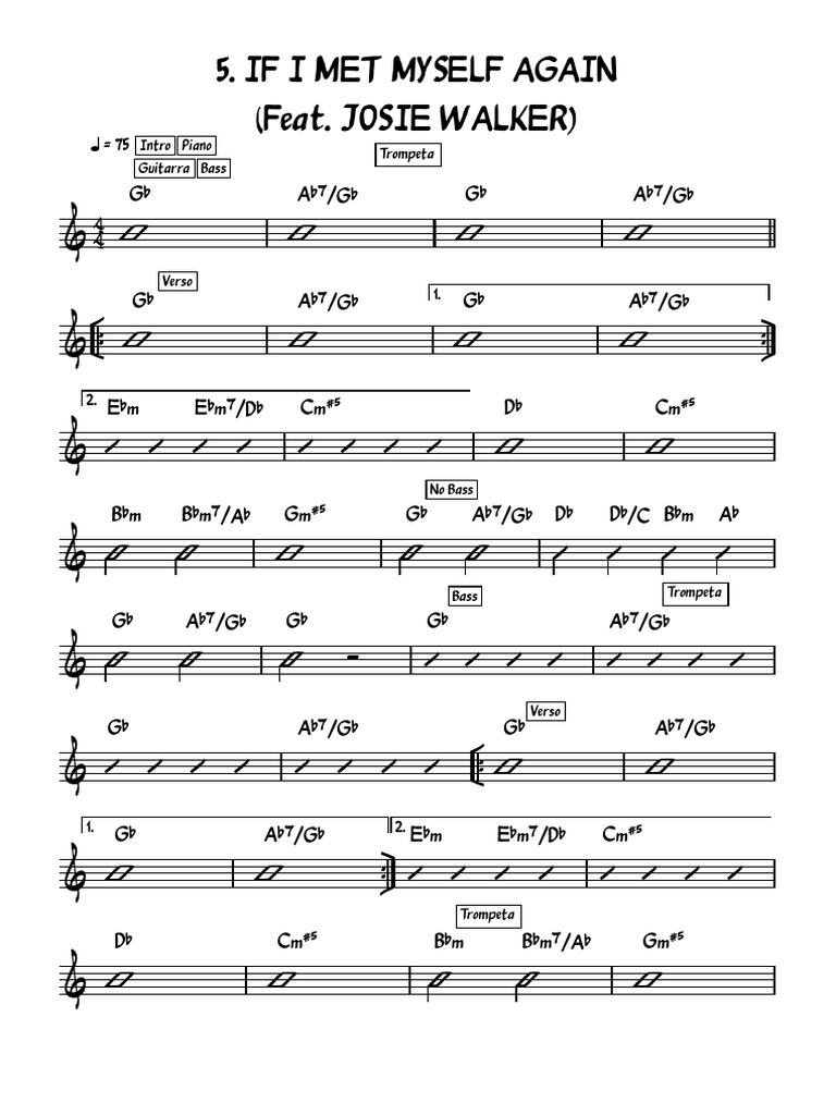 If I Met Myself Again (Feat. Josie Walker) | PDF | Musical Keys ...