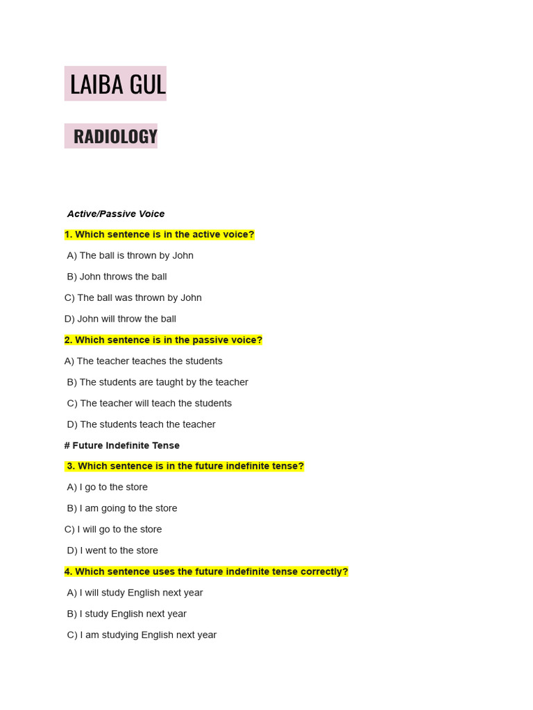 Laiba Mcqs Assignment | PDF