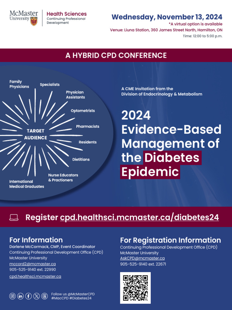 Diabetes Management Conference 2024 | PDF | Medicine | Disorders Of ...