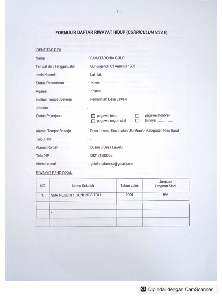 Contoh Berkas Lengkap Format PDF | PDF