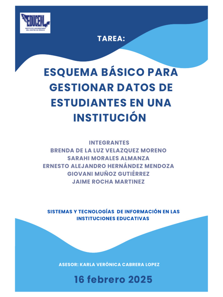 Tarea Esquema 16 Feb 25 | PDF