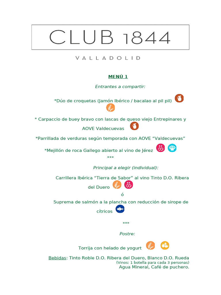 Menús de Parrillada y Entrantes Gourmet | PDF | Alimentos | Cocina ...