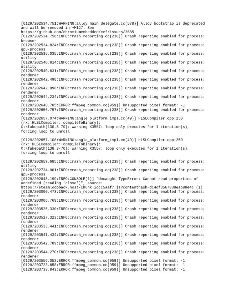 Cef Log - Previous | PDF | Graphics | Computer Graphics