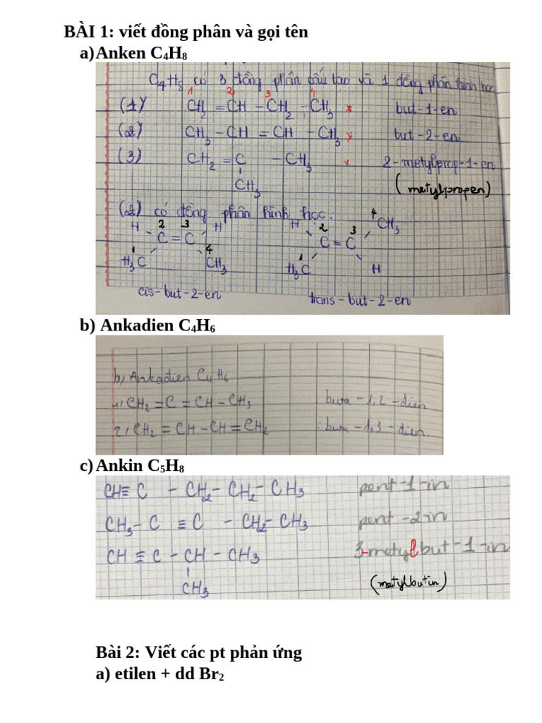 BT HC Không No | PDF