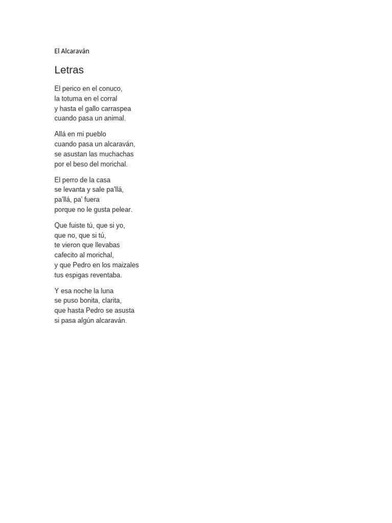 El Alcaraván | PDF