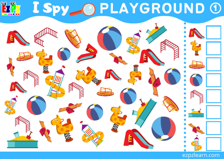 Playground1 PDF I Spy | PDF
