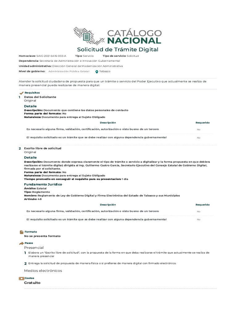 Saig-2021-5416-003-A - Conamer | PDF | Gobierno E | Gobierno