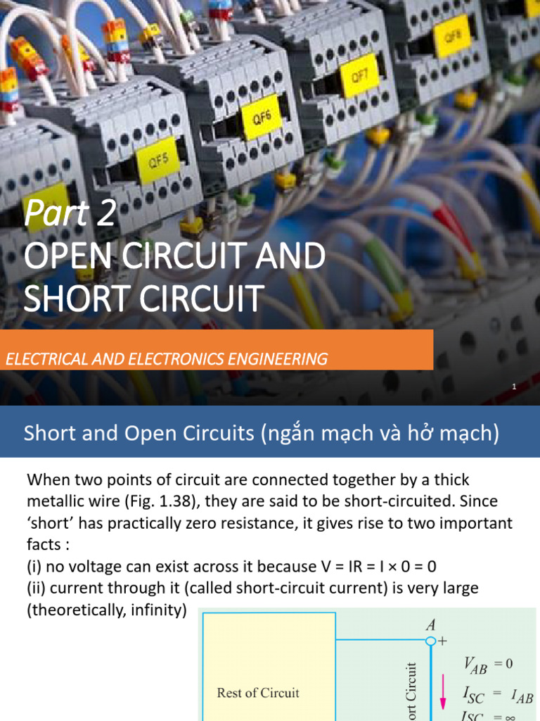 EEE-Part2-OPEN CIRCUIT AND SHORT CIRCUIT | PDF | Series And Parallel Circuits | Resistor