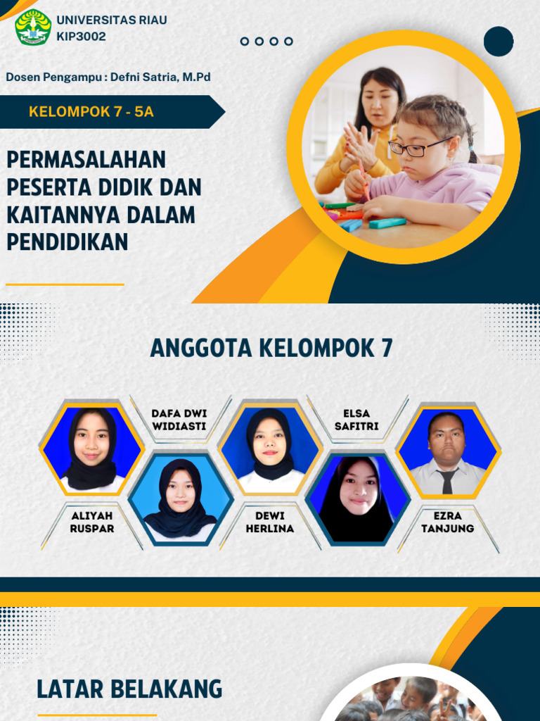 Permasalahan Peserta Didik dalam Pendidikan | PDF