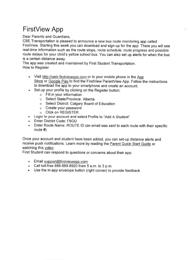 First View APP | PDF