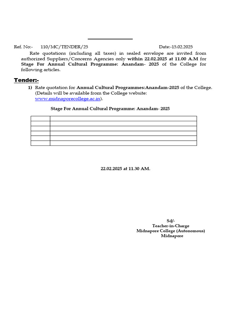 110-Tender-Notice- | PDF