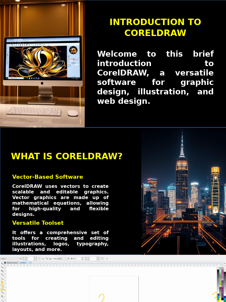 Slides About Corel Draw | PDF | Imaging | Image Processing