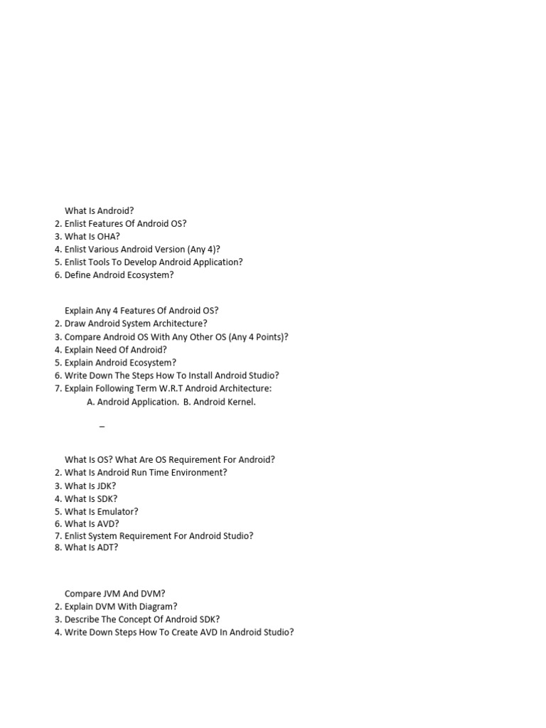 MAD_22617_QB_250120 | PDF | Android (Operating System) | Computer Science