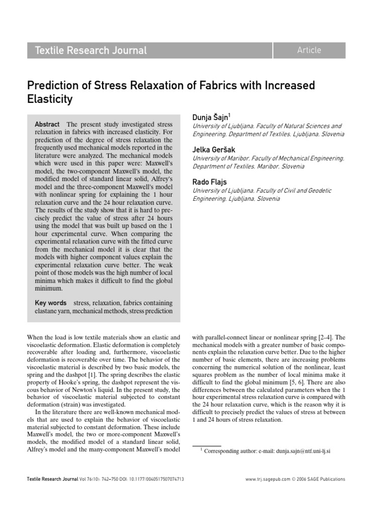 2006-Prediction of Stress Relaxation of Fabrics With Increased ...