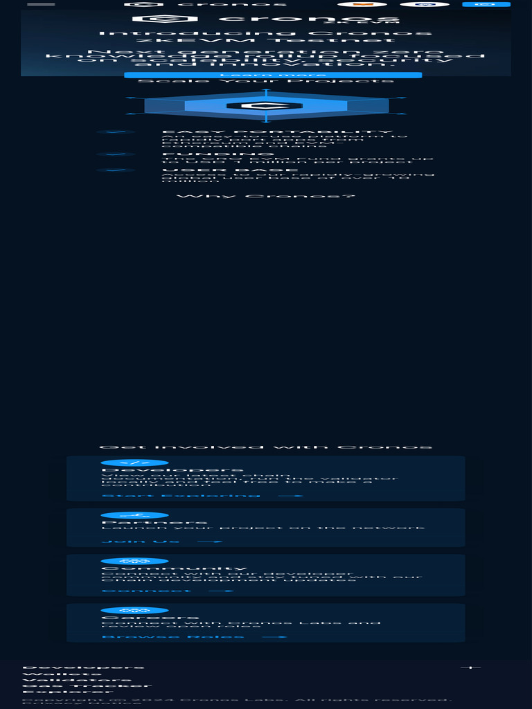 Cronos Chain DeFi and Metaverse For The Next Billion Users Cronos Wallet | PDF