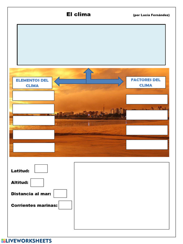 EJERCICIO CLIMA | PDF