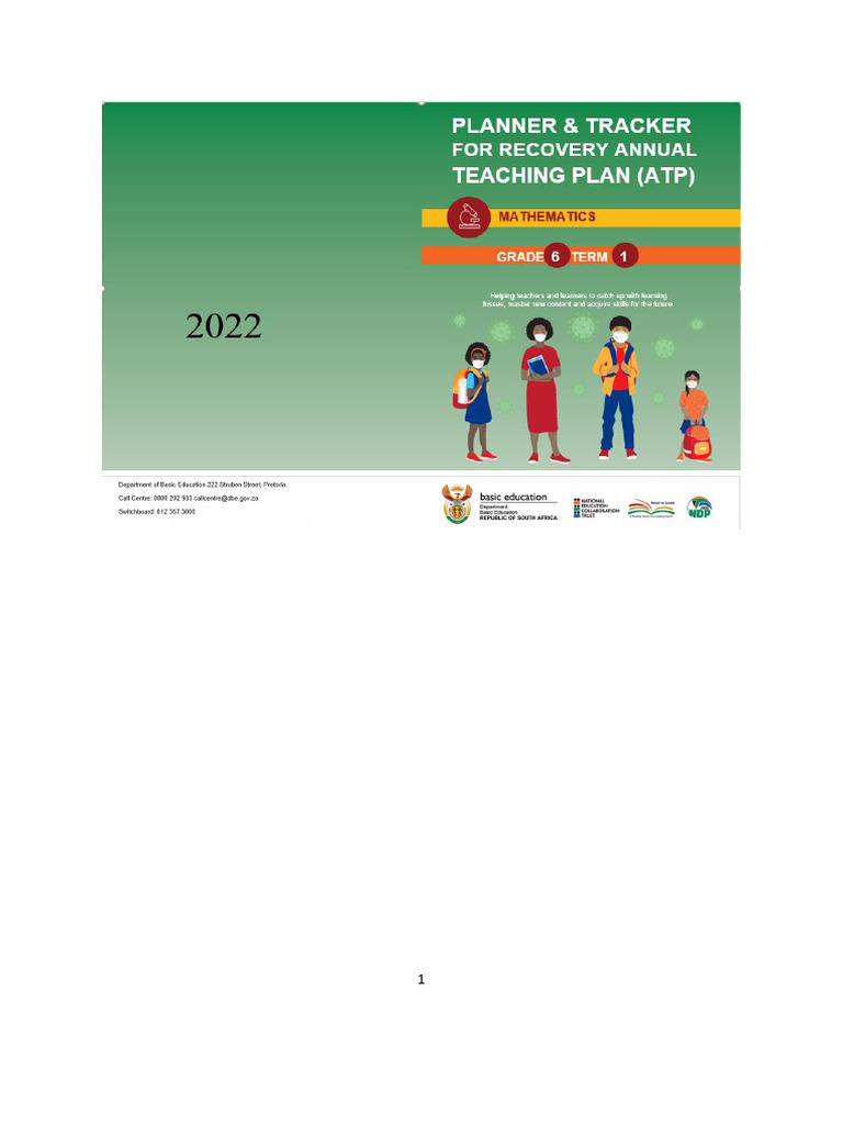 2022 Grade 6 Math Planner & Tracker | PDF | Educational Assessment ...