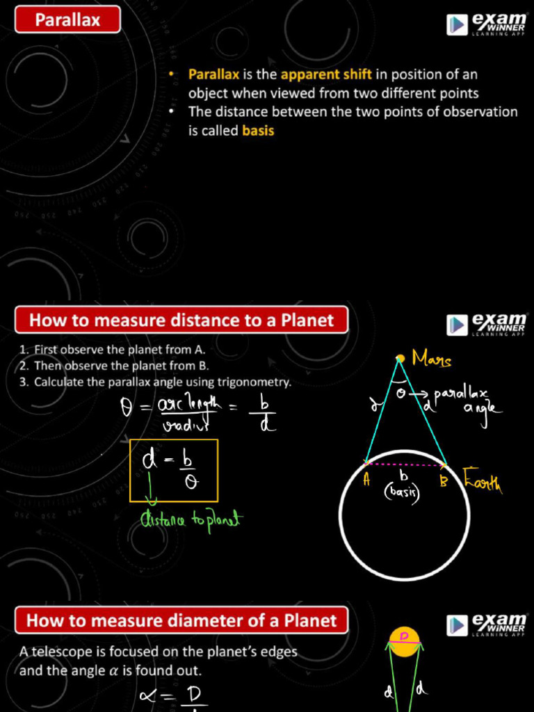 02 Units and Measurement Parallax Method-20230520205747703445 | PDF