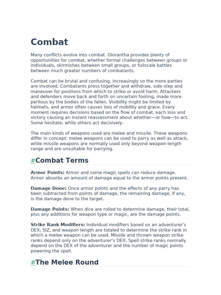 Combat RPG Alternative | PDF | Shield | Armour