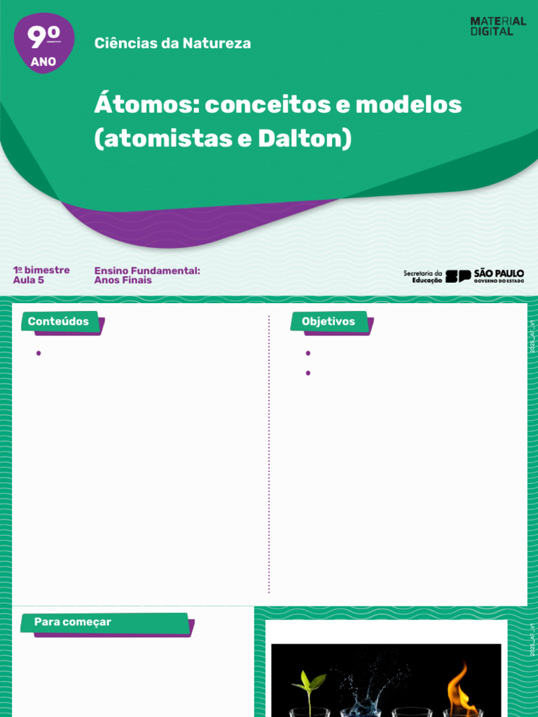 Átomos Conceitos e Modelos | PDF | Átomos | Science