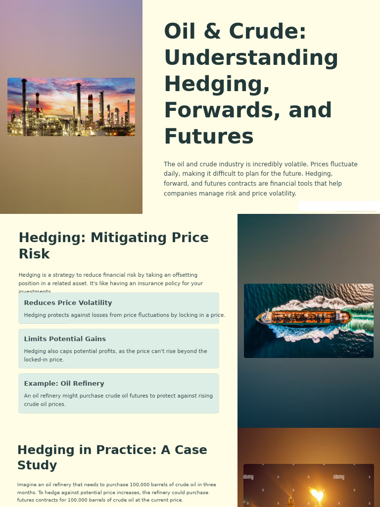 23MS1013 Oil and Crude Understanding Hedging Forwards and Futures | PDF ...