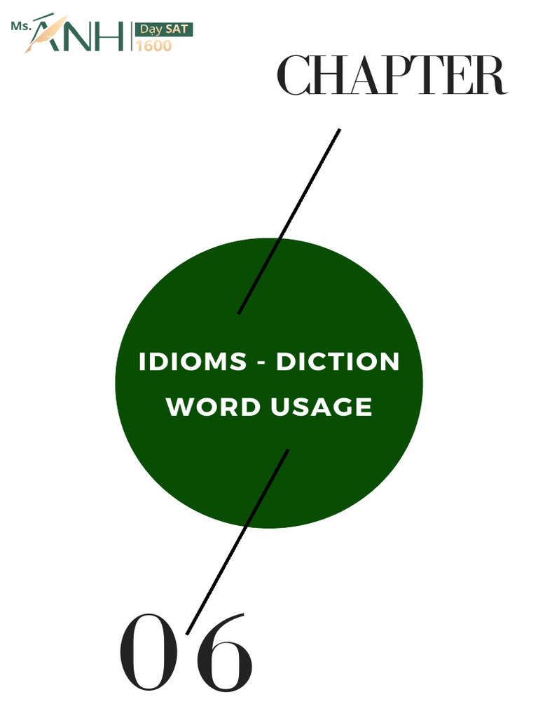 c6 Idioms Diction Word Usage | PDF