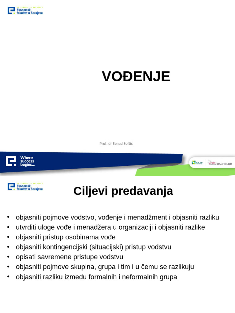 Vodjenje | PDF