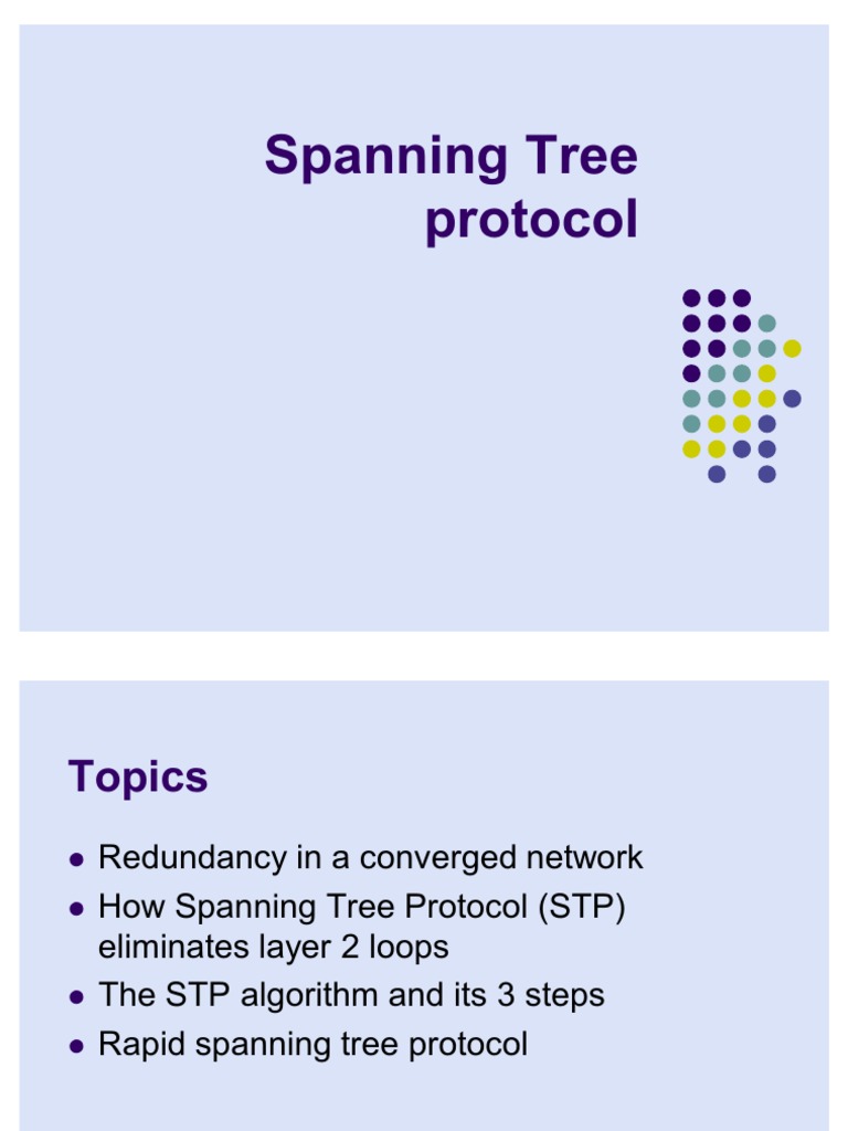 Spanning Tree Protocol | PDF | Network Switch | Computer Architecture