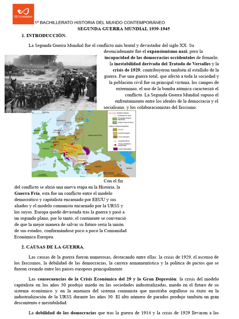 Apuntes 2 Guerra Mundial | PDF | Alemania nazi | Aliados de la Segunda ...