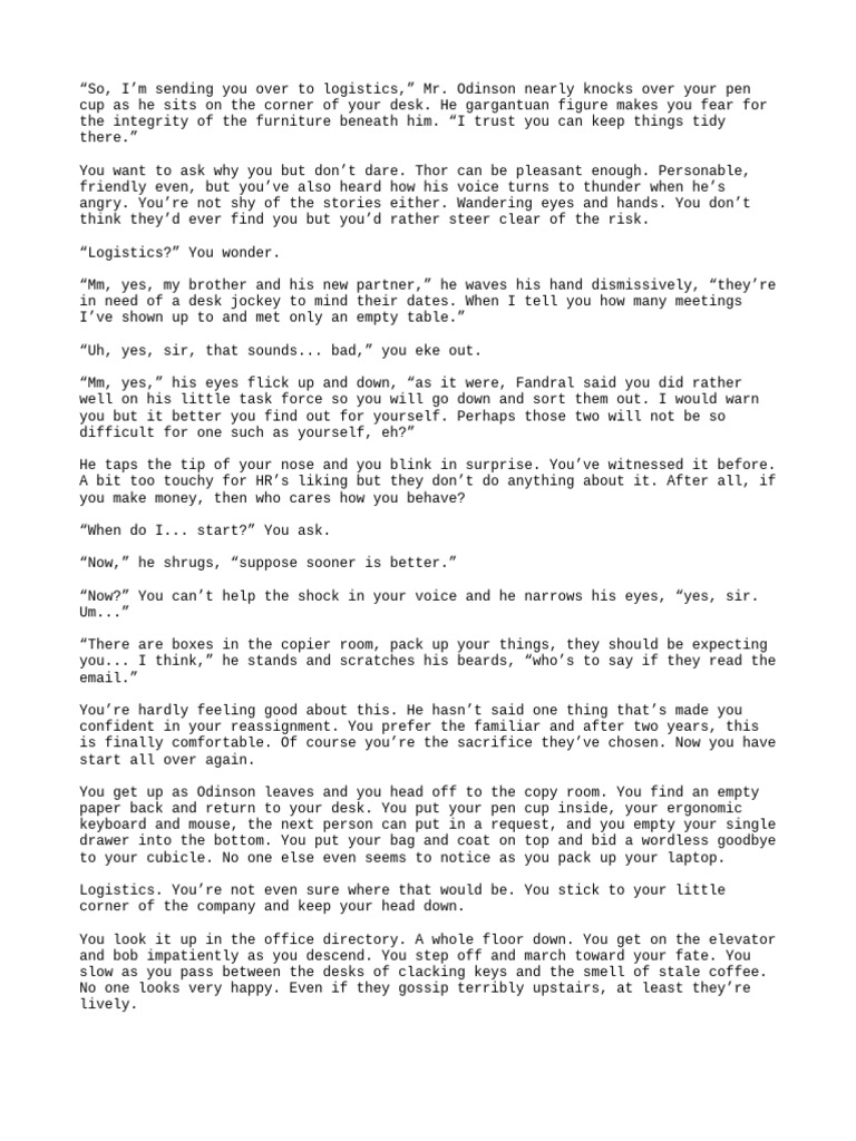 "So, I'm Sending You Over To Logist | PDF