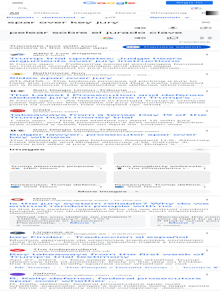 Spar Over Key Jury en Español - Google Search | PDF | Judiciaries ...