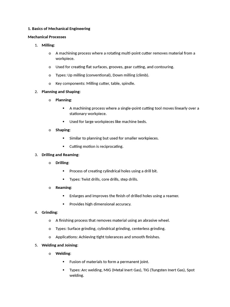Notes Short BMC Unit 1 Basic Mechanical | PDF | Belt (Mechanical) | Gear