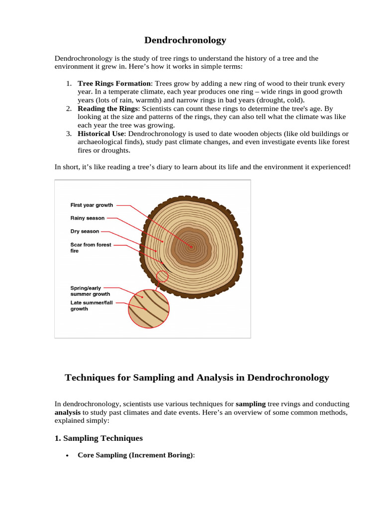 Dendrochronology | PDF | Earth Sciences | Physical Geography