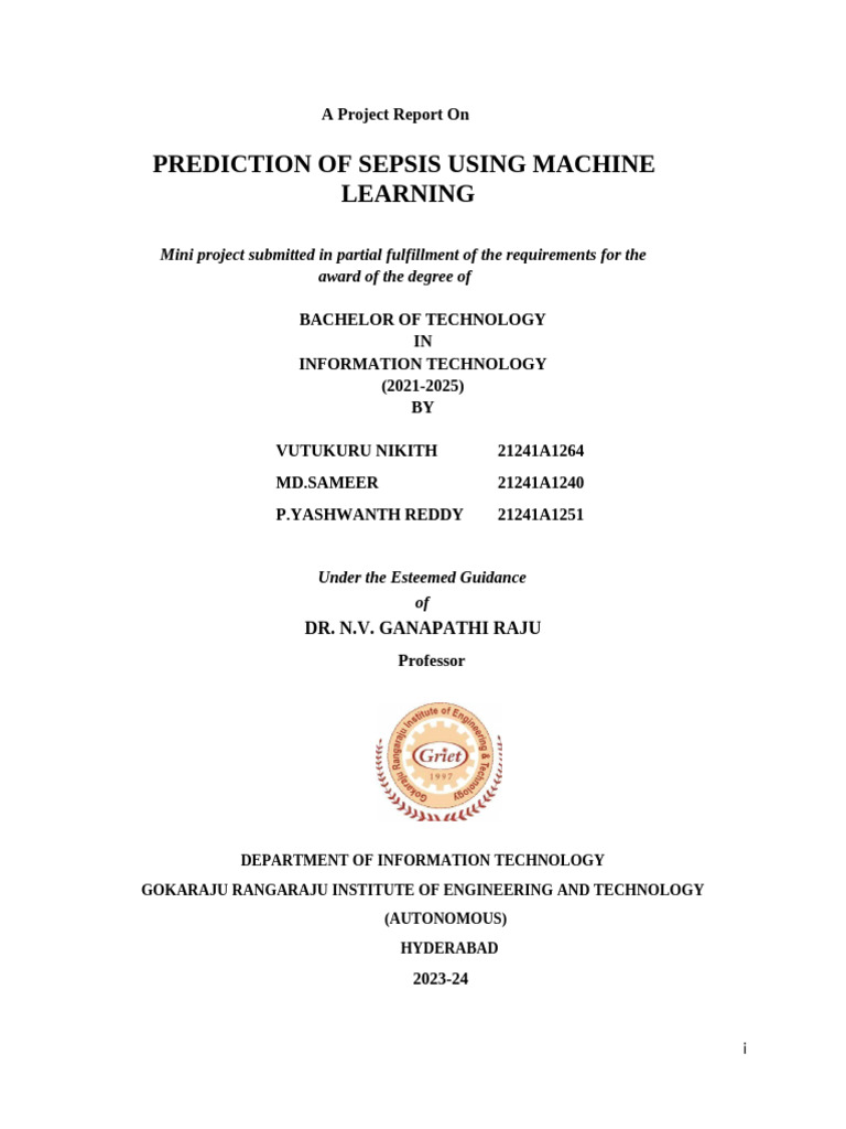 Sepsis Project | PDF | Unified Modeling Language | Use Case