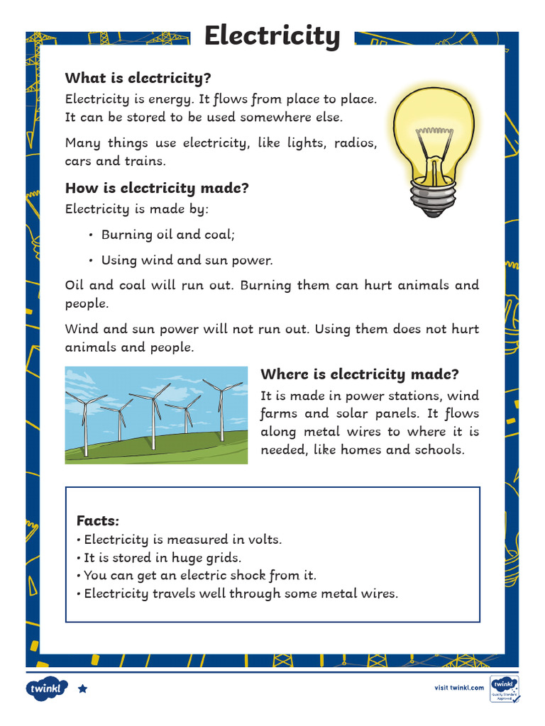 Electricity: Production and Uses | PDF | Electricity | Power Station